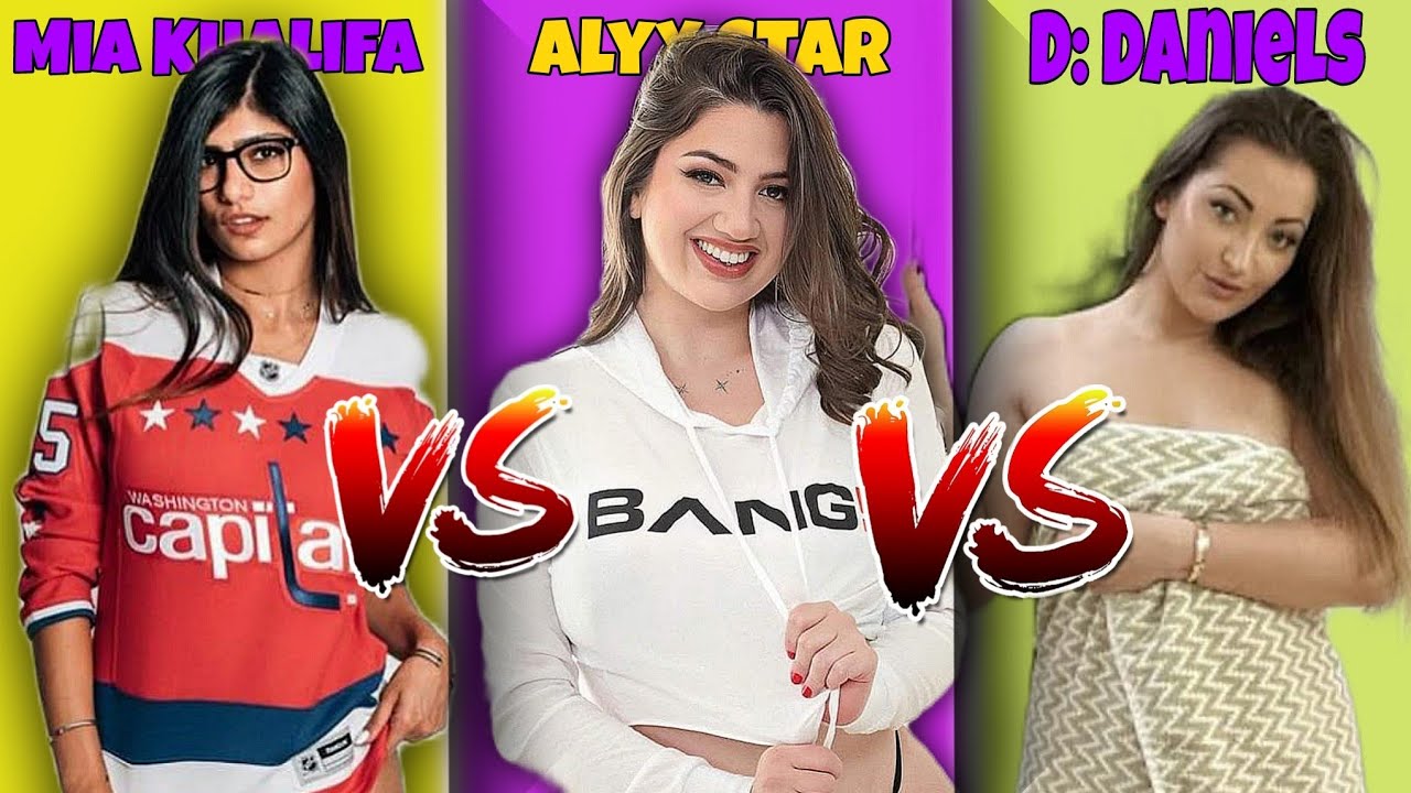 Comparison: Mia Khalifa vs Alyx star vs Dani Daniels - YouTube