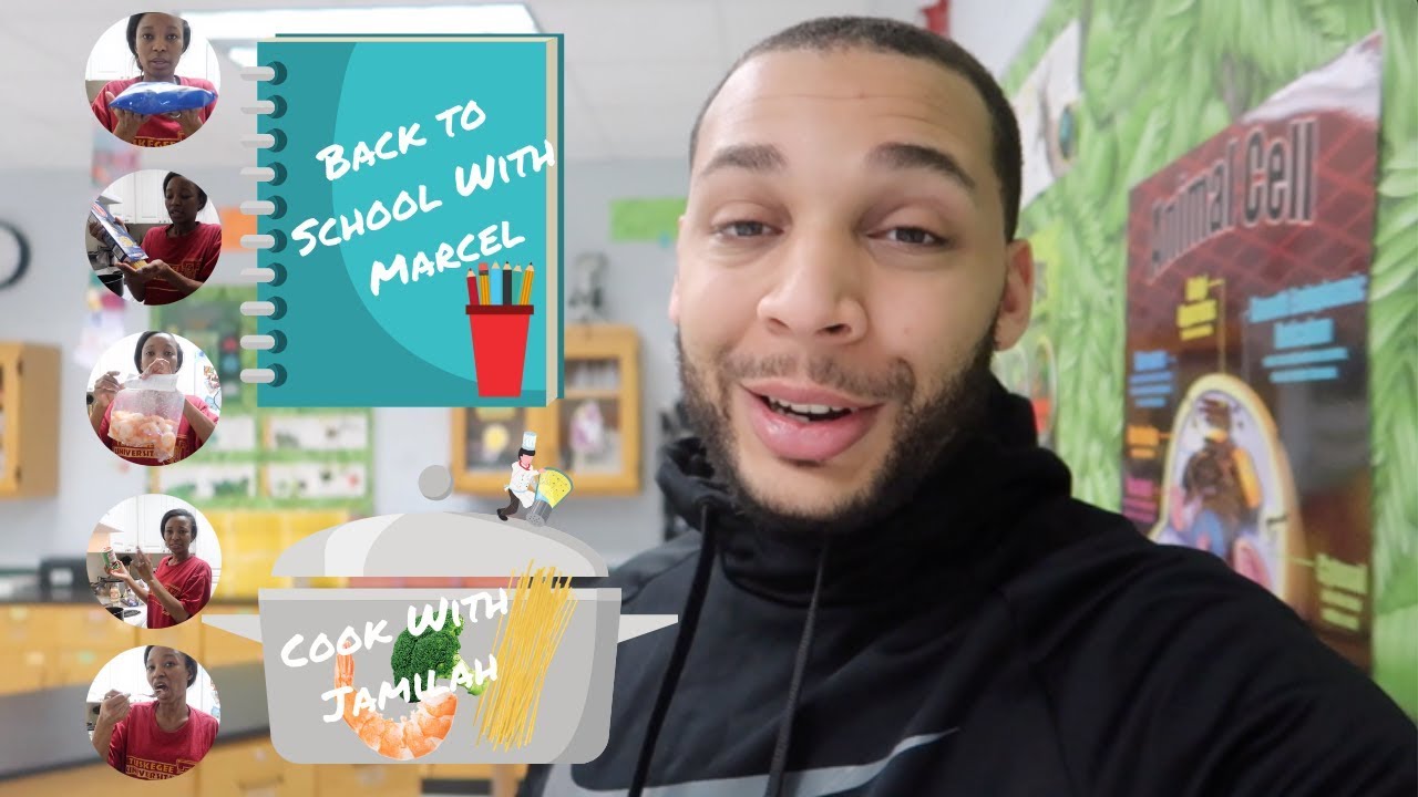 Back to School with Marcel 🍎, Cook with Jamilah 🍤🥦🍽 - YouTube