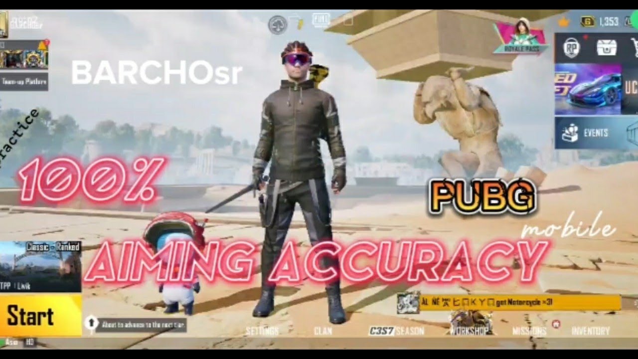 PUBG gyro shooting practice - YouTube