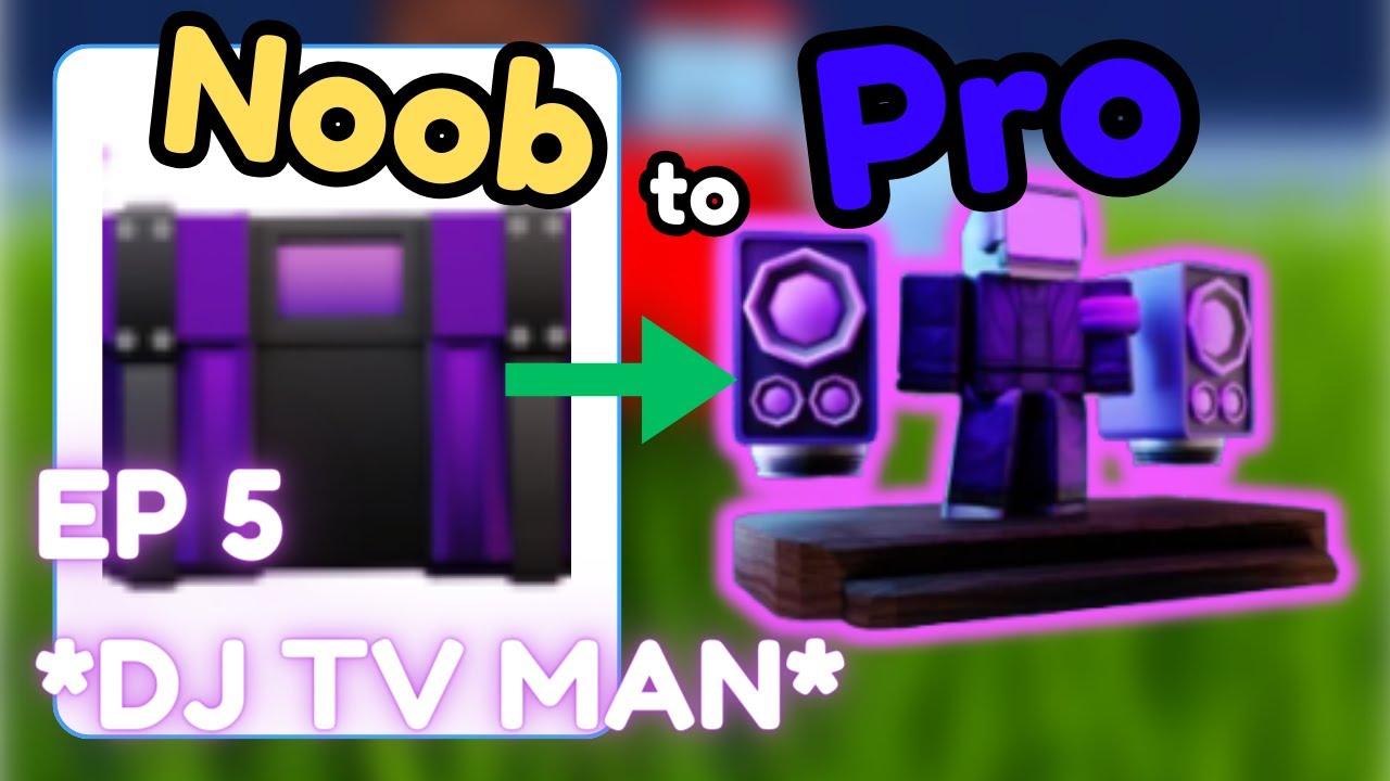 DJ TV MAN!? | Noob To Pro Trading in Toilet Tower Defense [Roblox ...