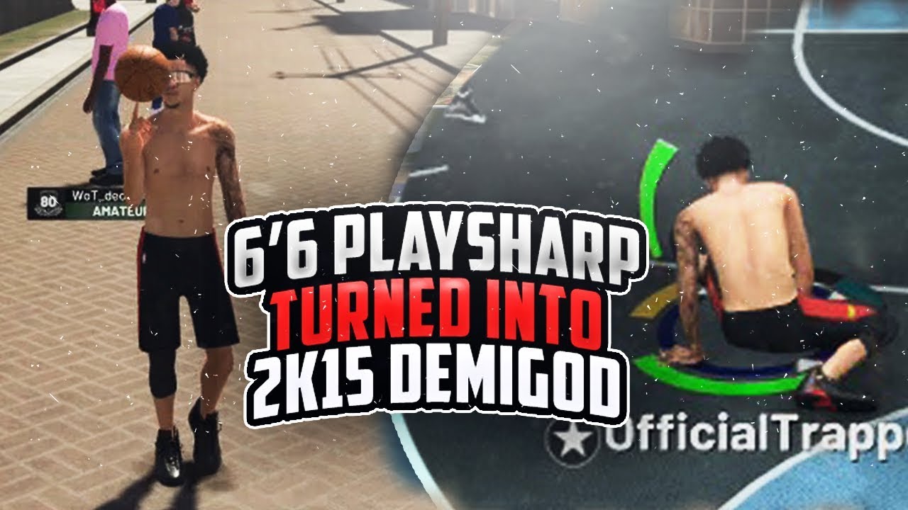 MY 6'6 PLAYMAKING SHARPSHOOTER TURNED INTO A 2K15 DEMIGOD!😱 BEST ...