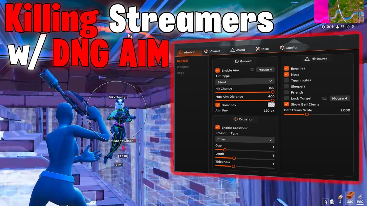 Killing Streamers w/ External Cheat 👑| DNG AIM 🎯 - YouTube