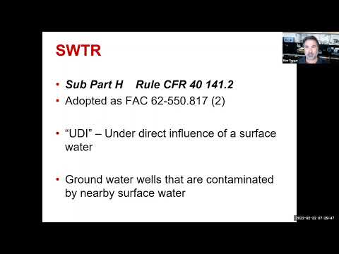 Drinking Water Disinfection and DBPs