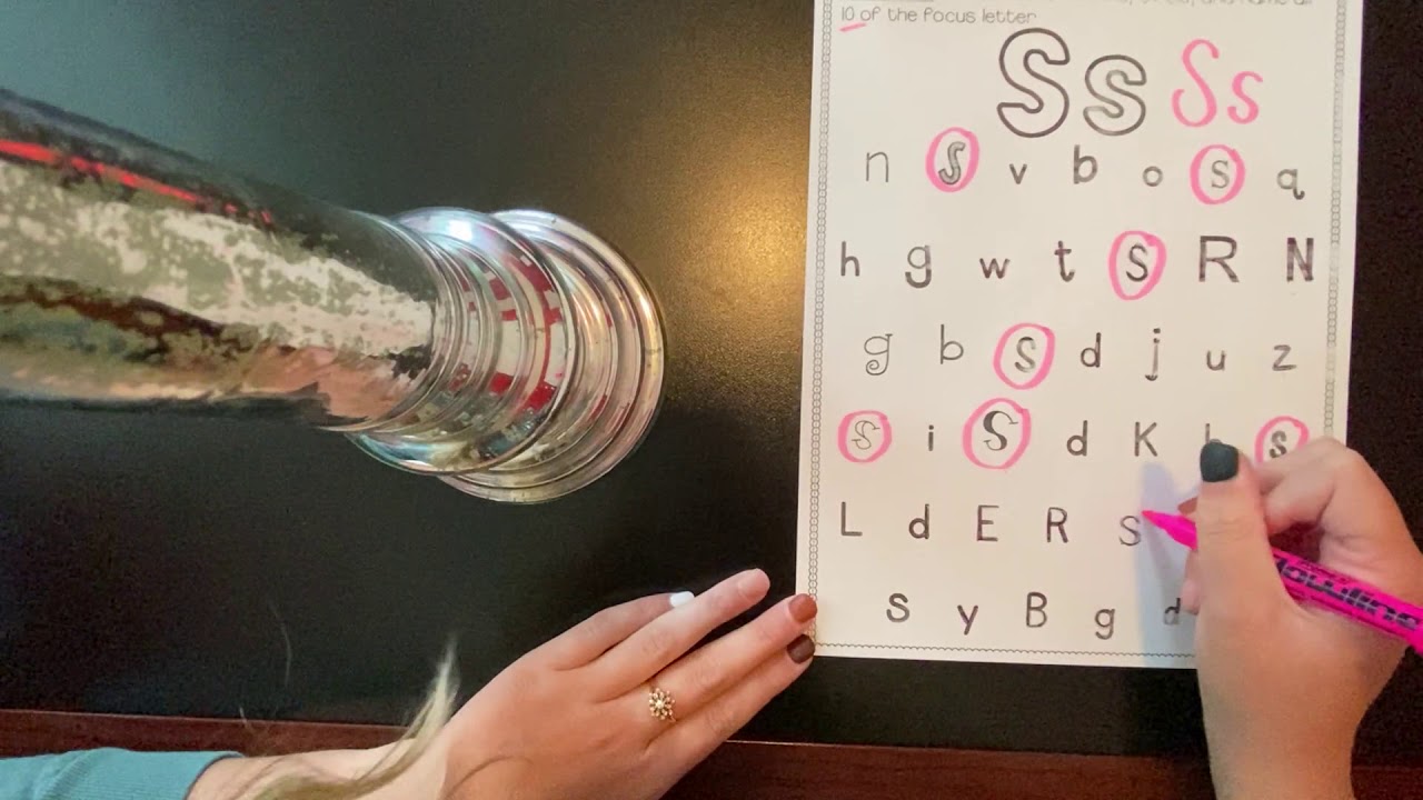 Finding Letter Ss - YouTube