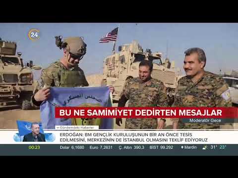 ABD'li subay Münbiç'e giren Mehmetçik karşısında korkuya kapılan PKK'lıyı teskin etmiş