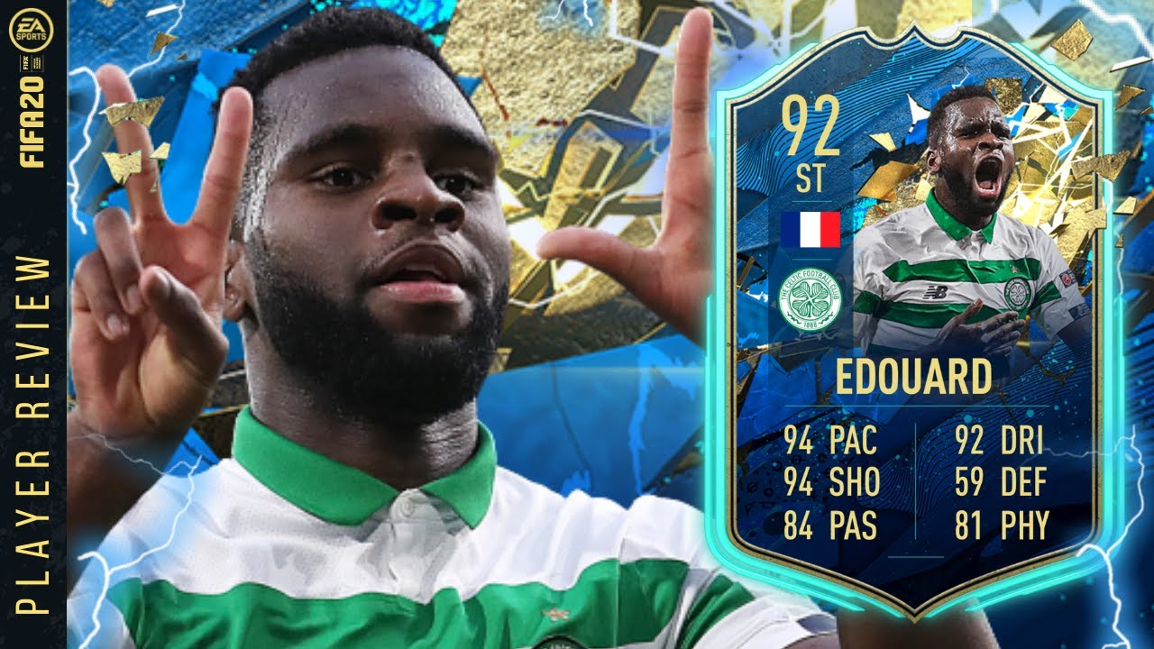 THIS CARD IS INSANE! 92 EDOUARD PLAYER REVIEW! FIFA 20 Ultimate Team ...