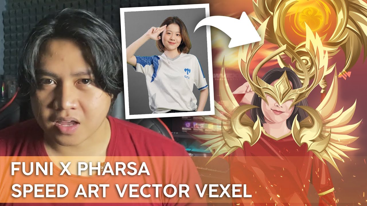 FUNI x PHARSA | SPEED ART VEXEL ART - YouTube