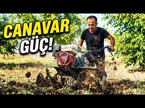 Motorlu Çapa Makinesi Toprağı Nasıl Sürüyor? Gücünü Görün