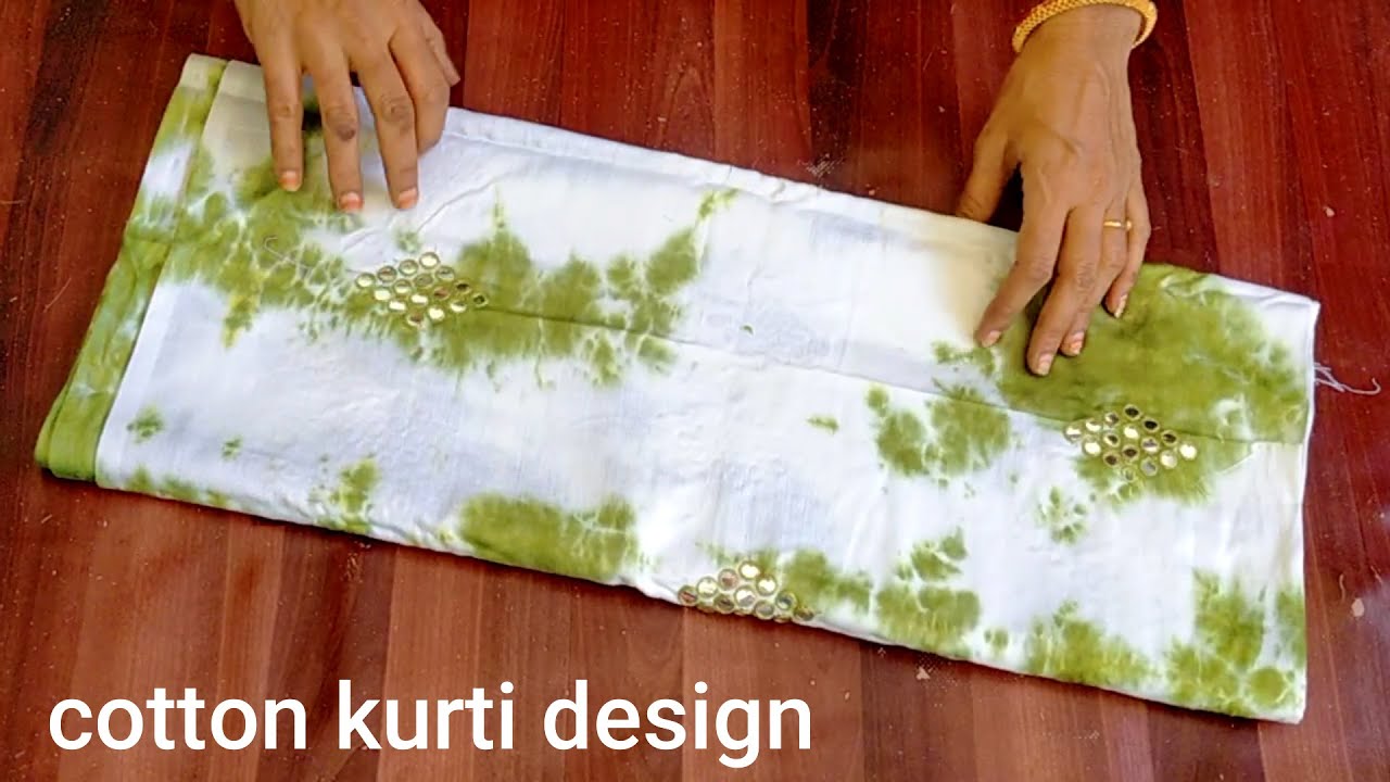 Simple and creative round neck kurti design l Neck design for kurti ...
