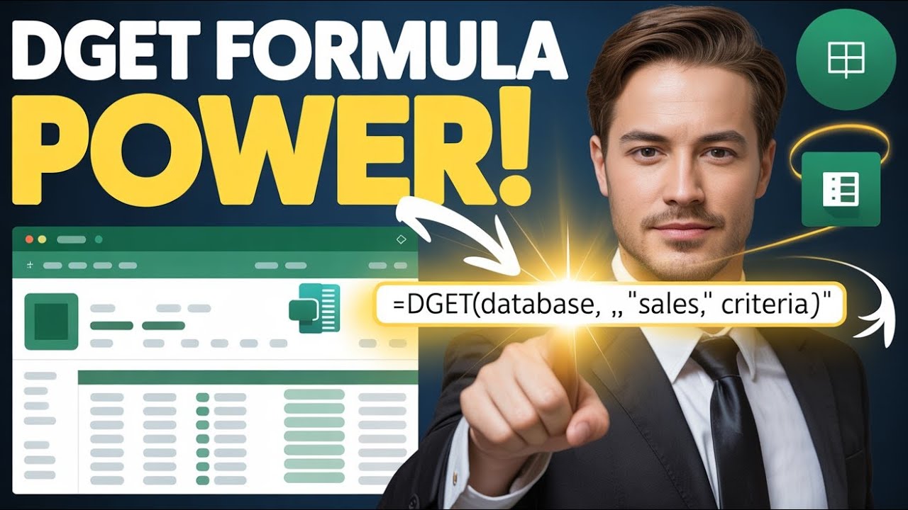 Excel DGET Function Solves Your VLOOKUP Problems - YouTube