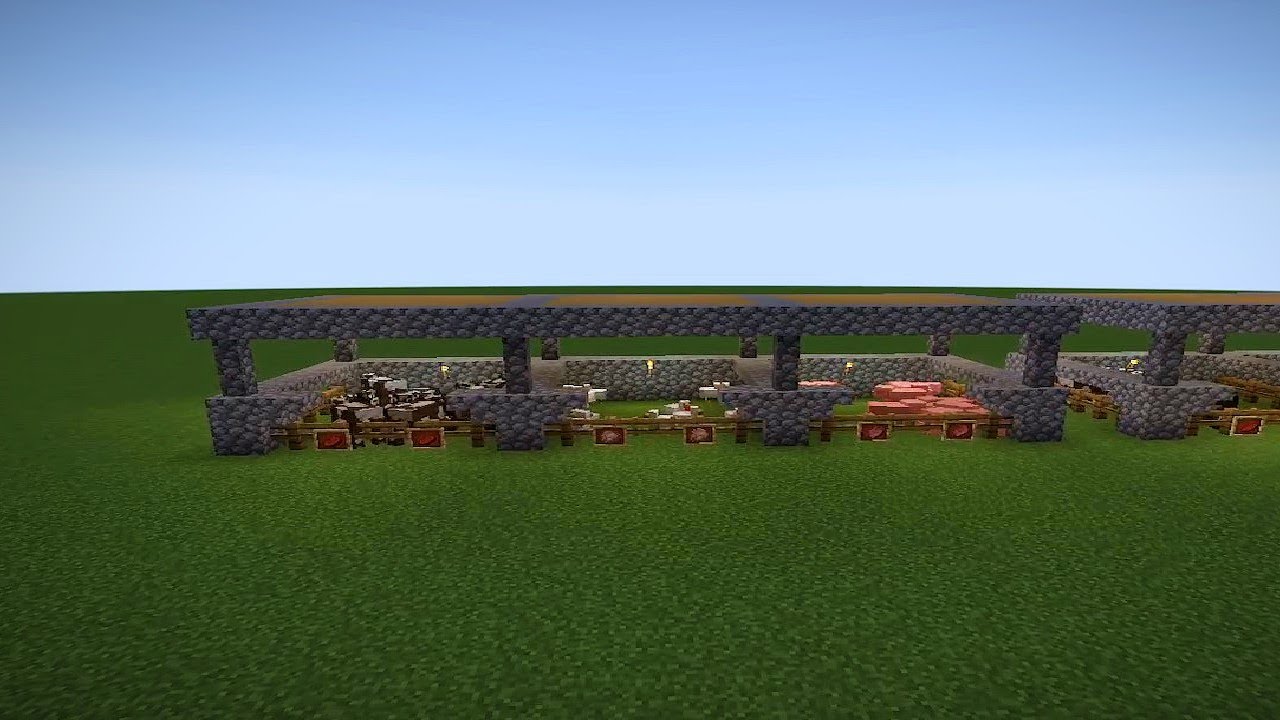 Minecraft tutorial: COMO CONSTRUIR UM ESTÁBULO SIMPLES NO MINECRAFT!!! - YouTube