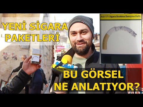 YENİ SİGARA PAKETLERİNİ SORDUK - SARI MİKROFON