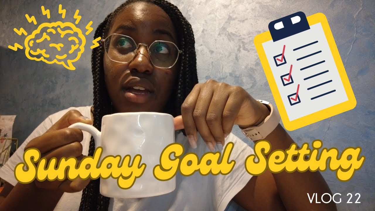 Sunday Goal Setting | Trying to get my act together | Vlogtober Day 22 ...