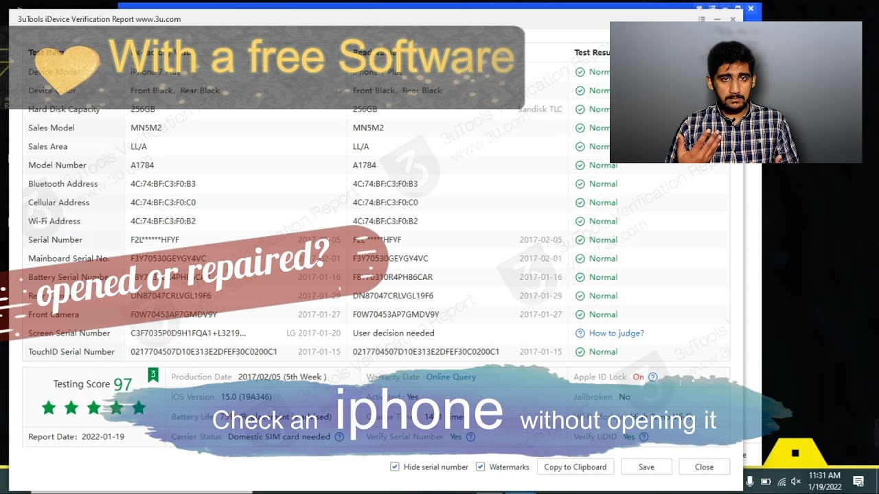 Check iphone hardware without opening it with a software || Check ...