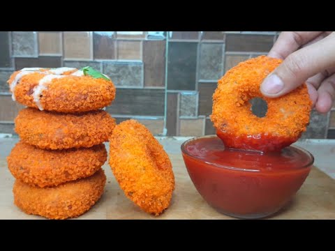 Crispy Chicken Donuts Recipe😍|Lunch Box Idea For Kids|Cook With Roomi ...