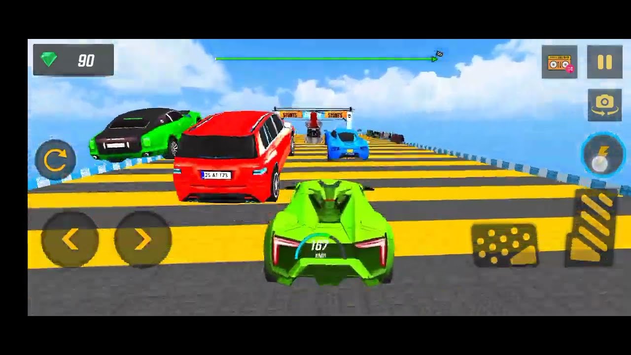 car jamping frenzy_ racking 3D car android game - YouTube