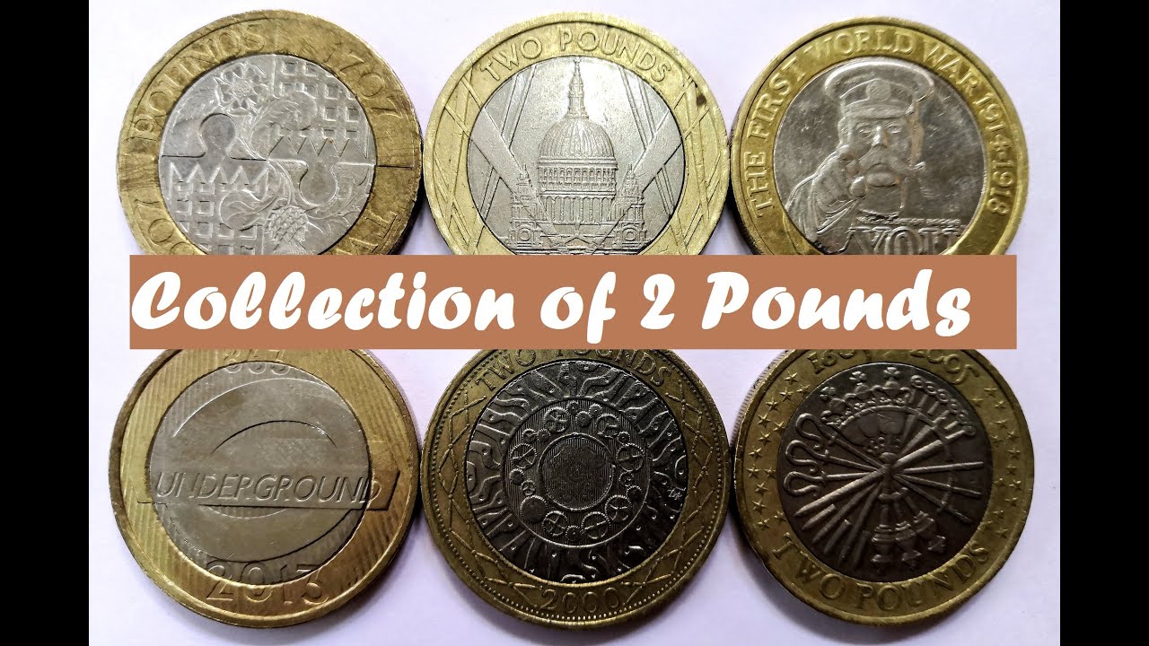 2 Pound Collection | British Pounds | 2 GBP | 2 £ #coin #coincollecting ...