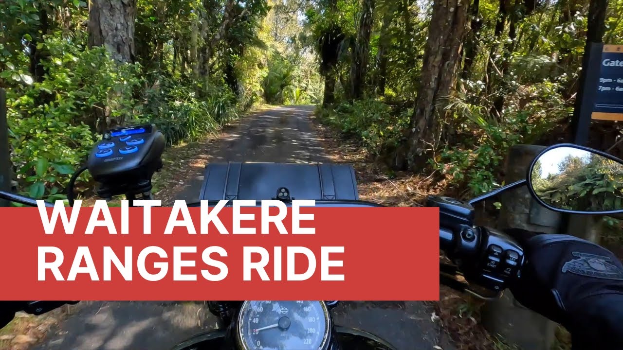 Riding Along Scenic Drive in the Waitakere Ranges to Pukematekeo ...