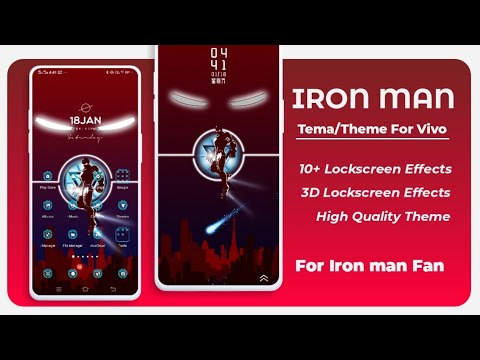 New IRON MAN Theme (Charging Animation) Vivo - YouTube