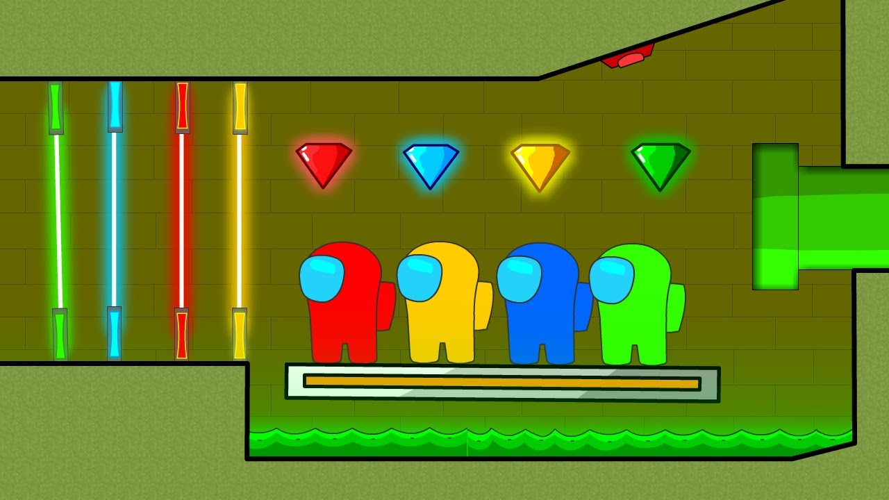 Watergirl and Fireboy - Among us animation | Part 26 | Axis Animation ...