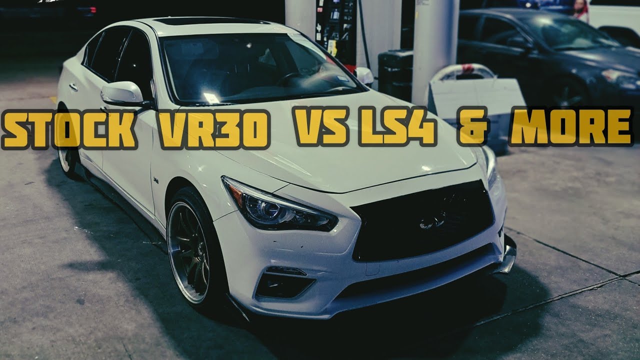 Racing in the Hood ! 🤘 ( Stock VR30 vs Suped Up LS4's &Supercharged ...