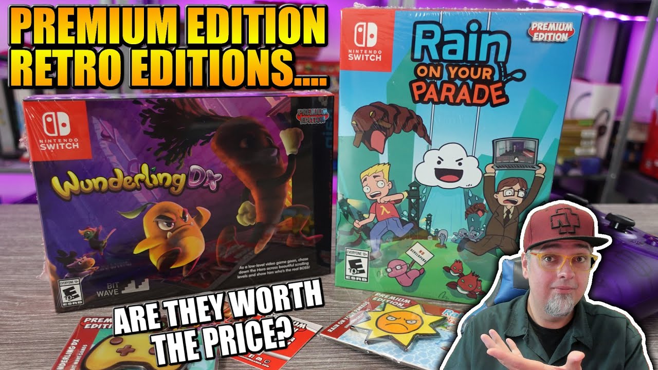 EXTREMELY Limited Nintendo Switch RETRO Edition Games From Premium ...