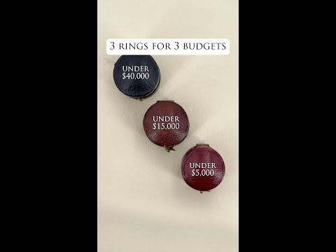 Three Rings for Three Budgets: Which ring would you pick? 💍#engagementring #proposal