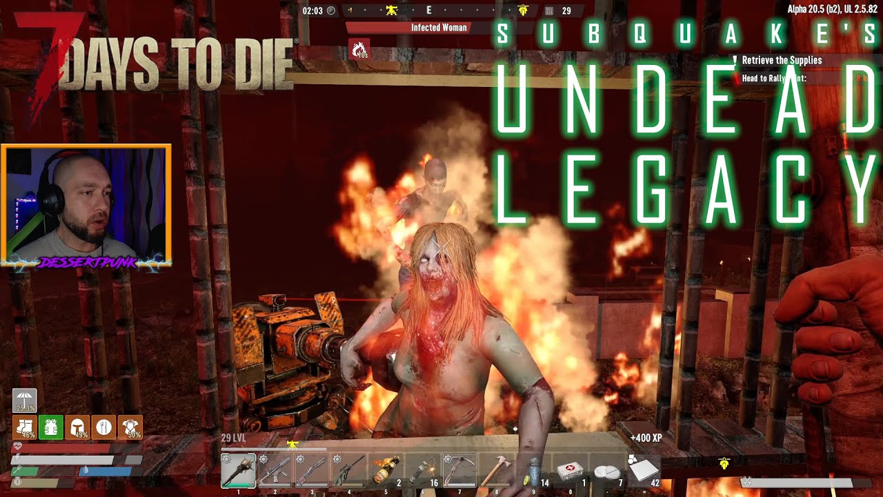 UNDEAD LEGACY - EP28 - CALIENTE HORDA!!! - 7D2D - GAMEPLAY ESPAÑOL 2022 ...