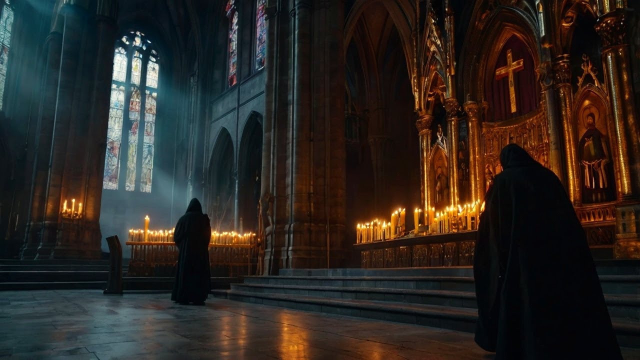 Healing Gregorian Sleep Meditation | Monastic Chant Ambience for Deep ...