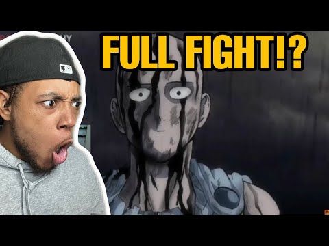 SAITAMA VS. GAROU FULL FIGHT ANIMATION! TC3 Reacts to Red Haired Guy One Punch Man Fan Animation ...