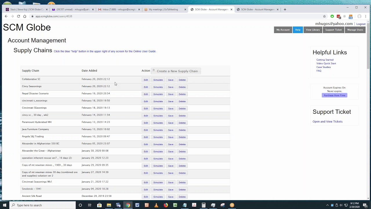 My Account Screen - YouTube