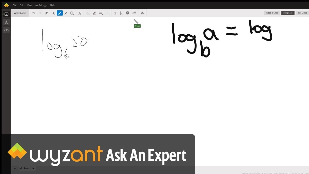 Find a Log Using Change of Base Formula - YouTube