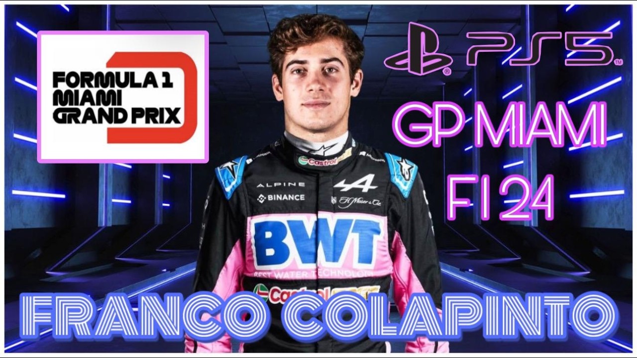 FRANCO COLAPINTO en el GP MIAMI - ALPINE - F1 24 🏎️ PS5™ Gameplay [4K ...