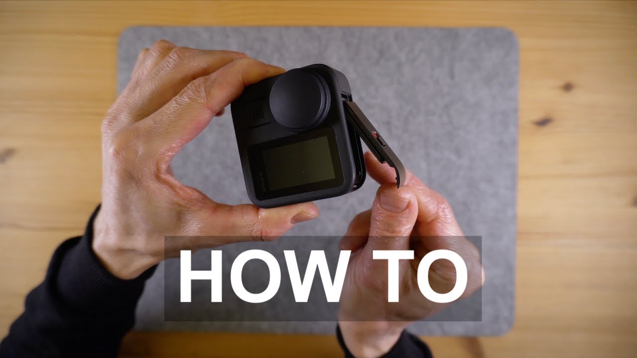 How to Open and Close GoPro MAX Battery Cover (4K) - YouTube