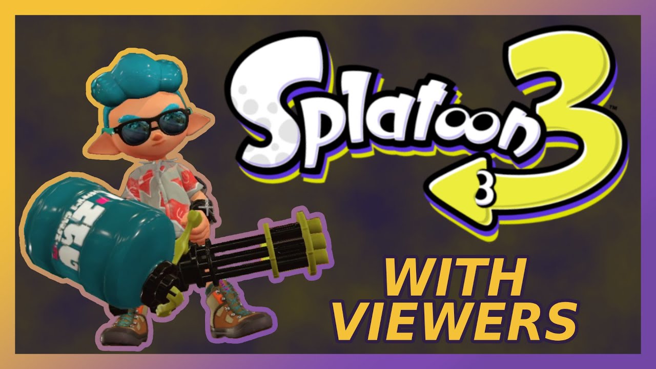 Streaming Splatoon 3 Live With Viewers! | #21 - YouTube