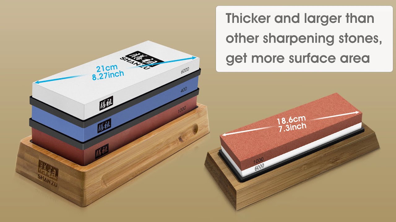 Whetstone set 400/1000/6000 grinding stone - YouTube