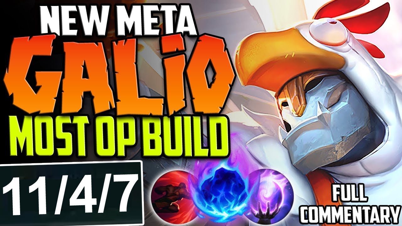 NEW META GALIO BUILD THE MOST OP ITEM | DEADLY CHICKEN | Galio vs Jax ...