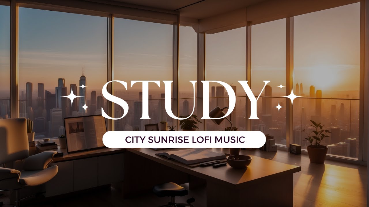 City Sunrise Study - Music To Sleep/Study And Chill. Lofi Music Lofi Beats - YouTube