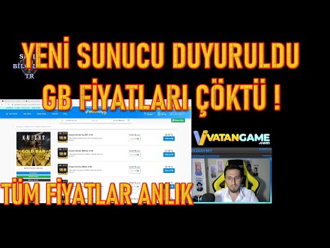 GB FİYATLARI ÇÖKTÜ - YENİ SUNUCU SALLADI PİYASAYI USKO - Sesli Bilgiler TR