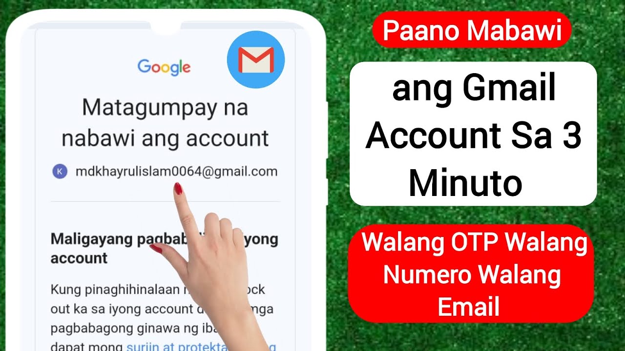 Paano Mabawi ang Gmail Account | Pagbawi ng Google Account (2024) | I-recover ang Gmail Account ...