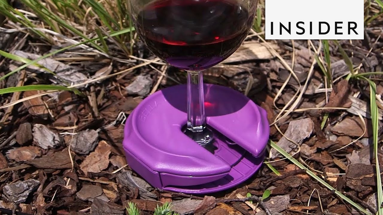 Beverage Holder Secures Your Drink Anywhere - YouTube