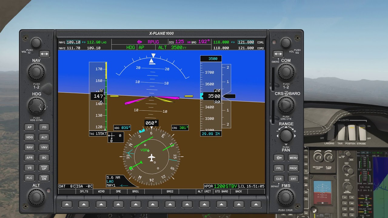 Student studies by making a youtube tutorial about the RMI in X-Plane ...