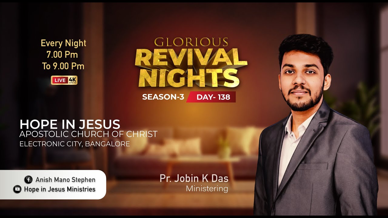 Day - 138 || UNVEILING THE SONSHIP || Glorious Revival Nights - Season ...