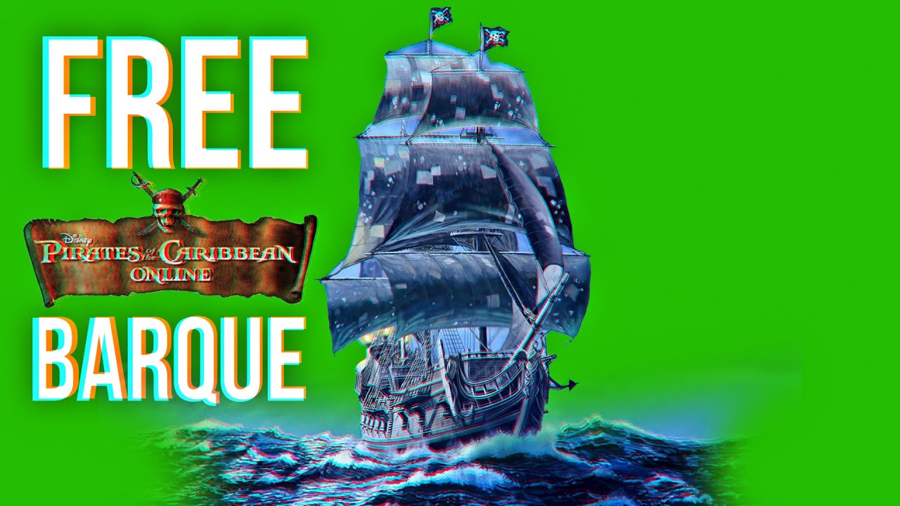The Black Pearl Green Screen Pirate Ship Animation 4K - YouTube