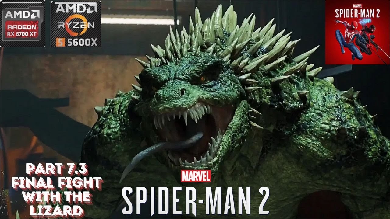 Marvel's Spider-Man 2 - Part 7.3 | Final Fight with Lizard | PC ...