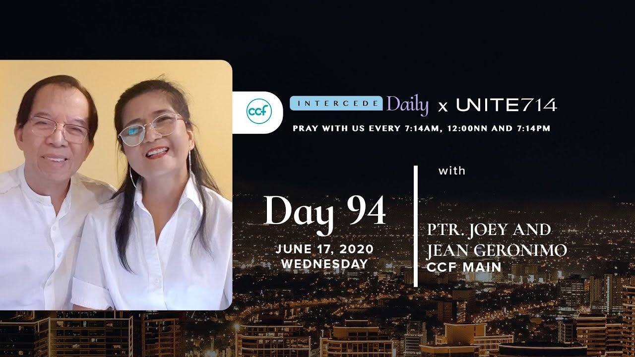 Intercede Daily - Day 94 - YouTube