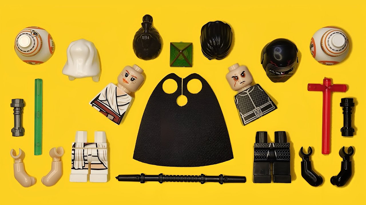 LEGO Rey VS. Kylo Ren | The Rise of Skywalker | Unofficial Minifigure ...
