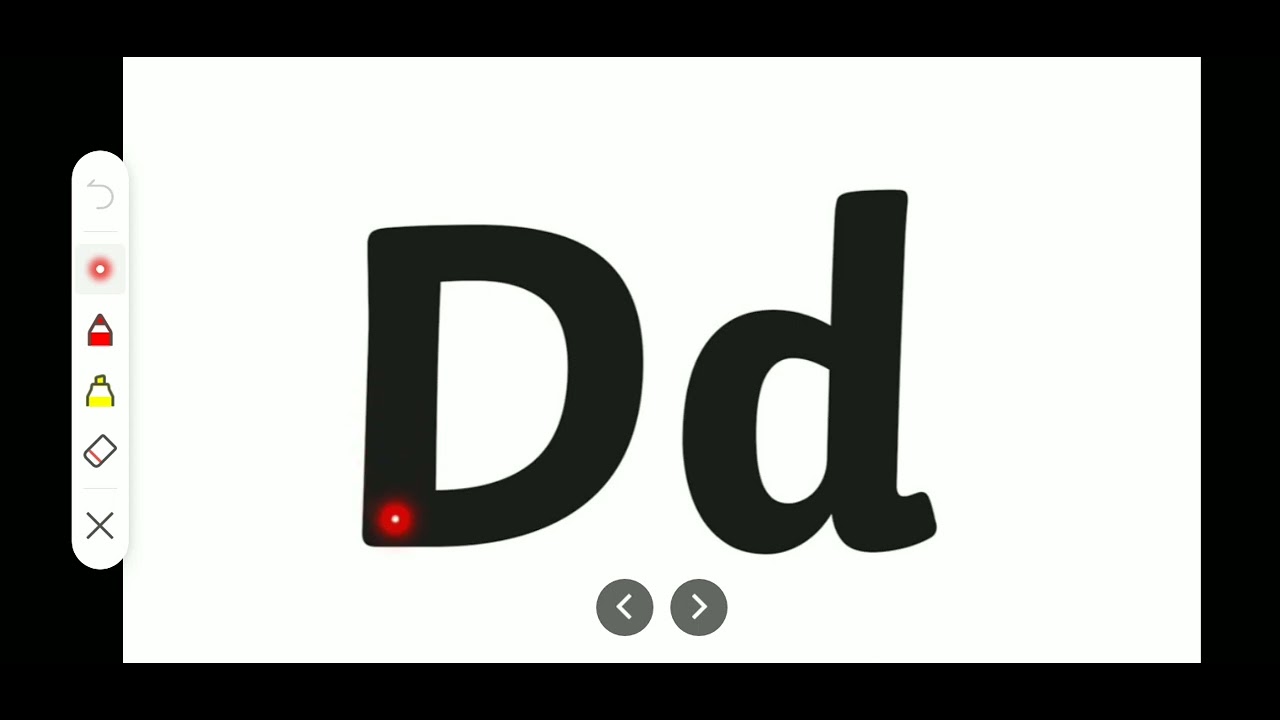 Letter Dd Formation - YouTube