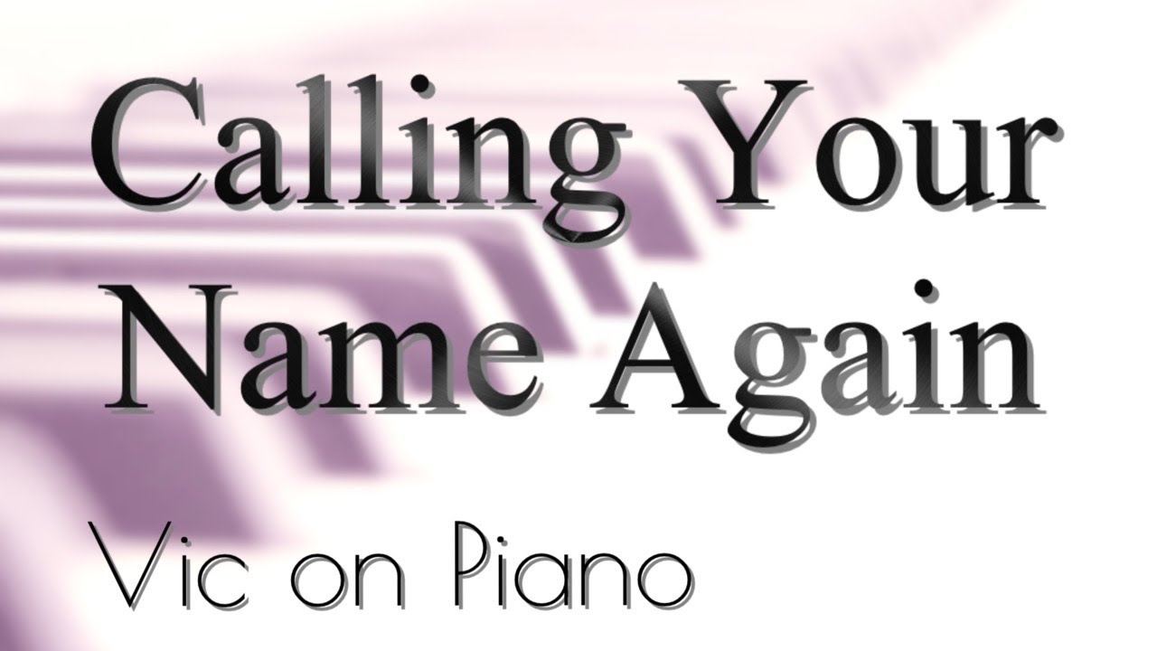 Calling Your Name Again (Richard Carpenter) - YouTube