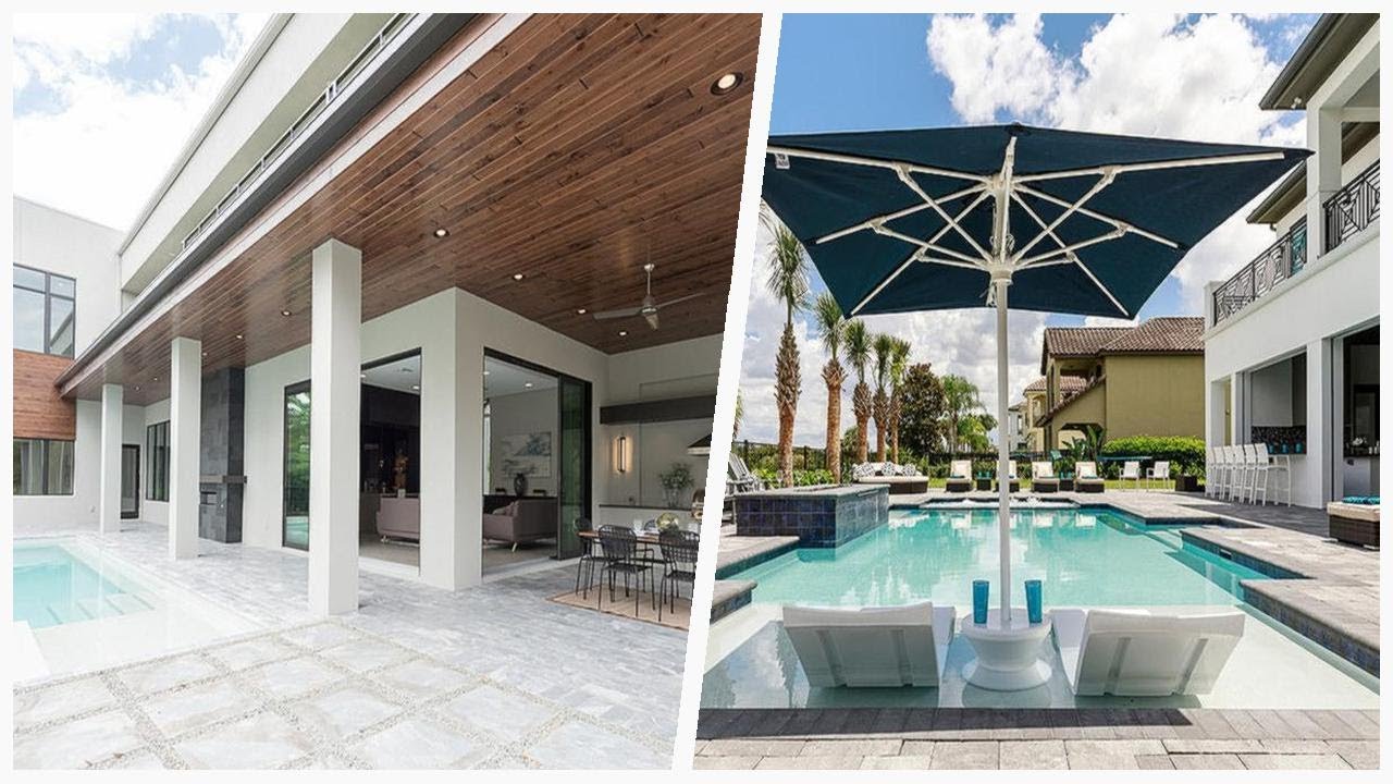 75 Modern White Pool Design Ideas You'll Love 😊 - YouTube